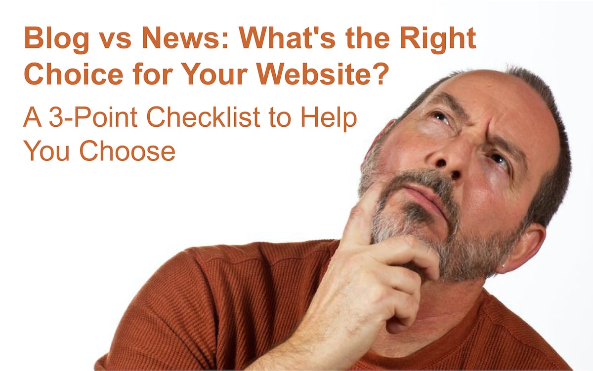 Blog vs News? The 3-Point Checklist to Help You Choose